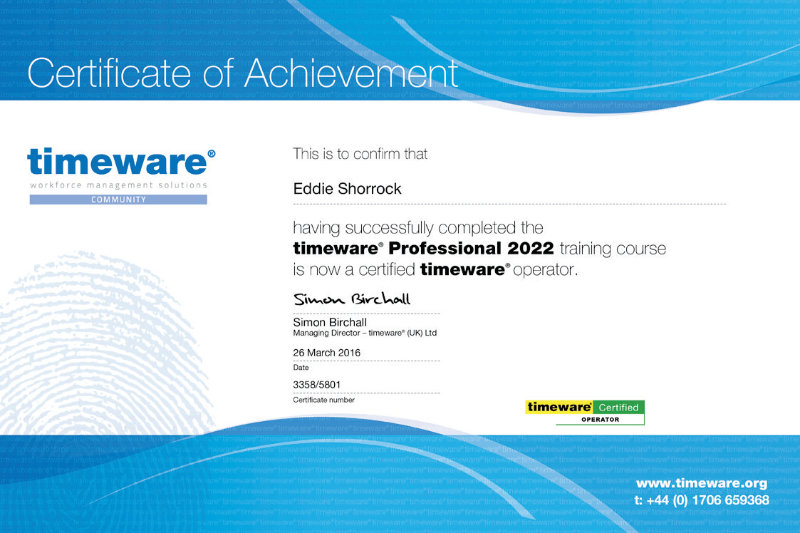 timeware® Articles - software updates - development news